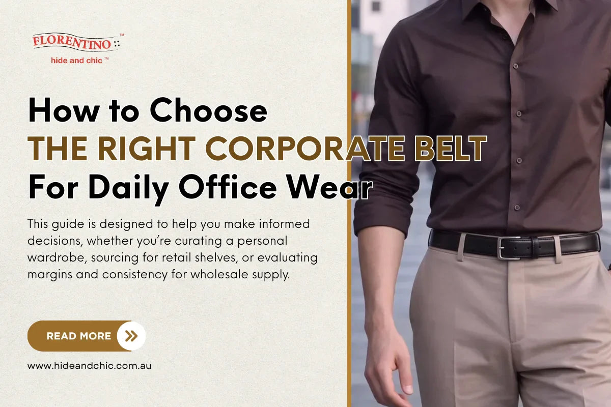 How to Choose the Right Corporate Belt for Daily Office Wear