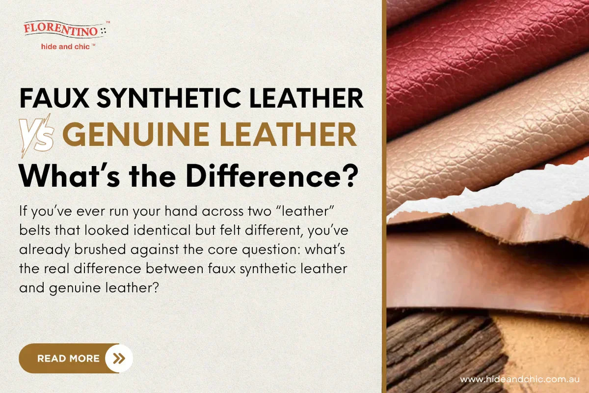 Faux Synthetic Leather vs Genuine Leather: What’s the Difference?